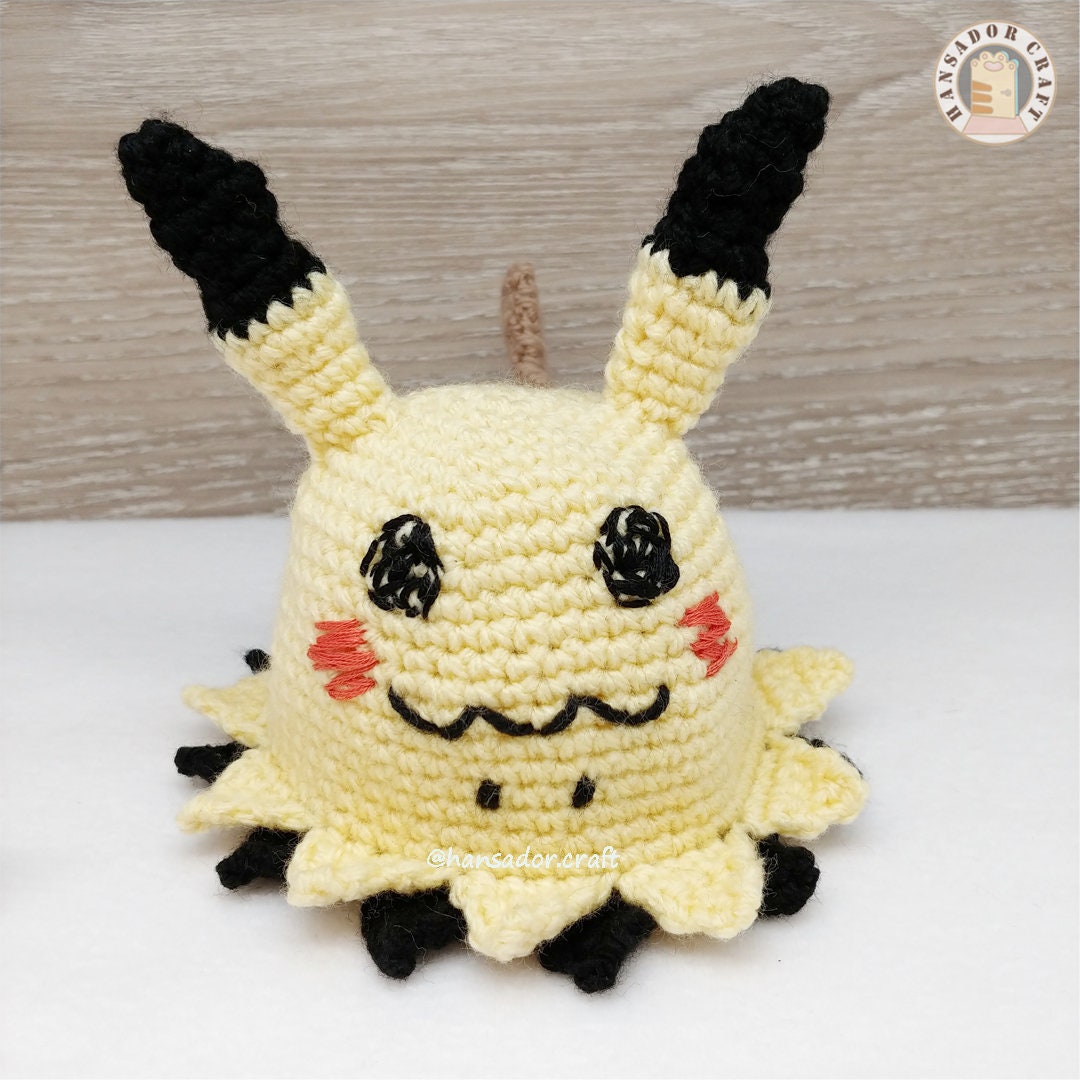 Crochet Pattern Reversible Pikachu & Mimikyu | Crochet Pokémon ...