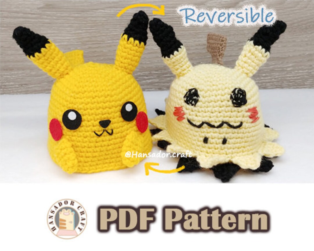 Häkelanleitung Pikachu & Mimikyu | Pokemon Häkeln | Amigurumi Pikachu ...