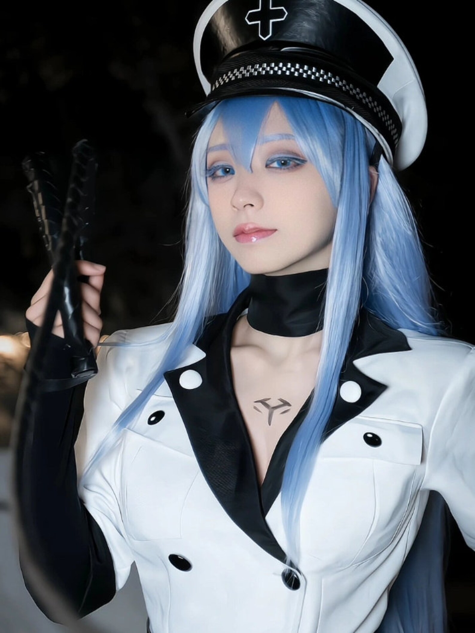 Esdes Cosplay Full Set Crimson Hitomi Cos Ice Queen Uniform Etsy