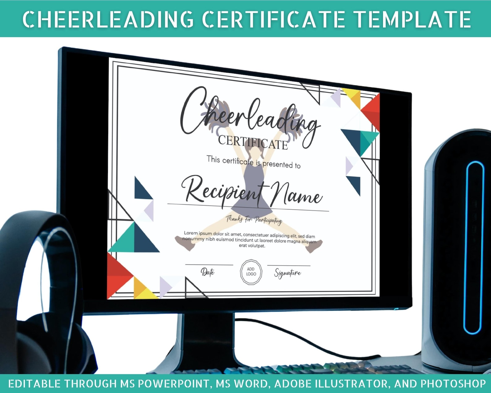 Cheerleader & Cheerleading Coach Certification, Printable Cheer ...