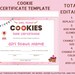 Girl Scout Cookie Sales Certificate Template (digital Download) - Etsy