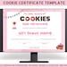 Girl Scout Cookie Sales Certificate Template (digital Download) - Etsy