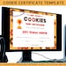 Girl Scout Cookie Sales Certificate Template (digital Download) - Etsy