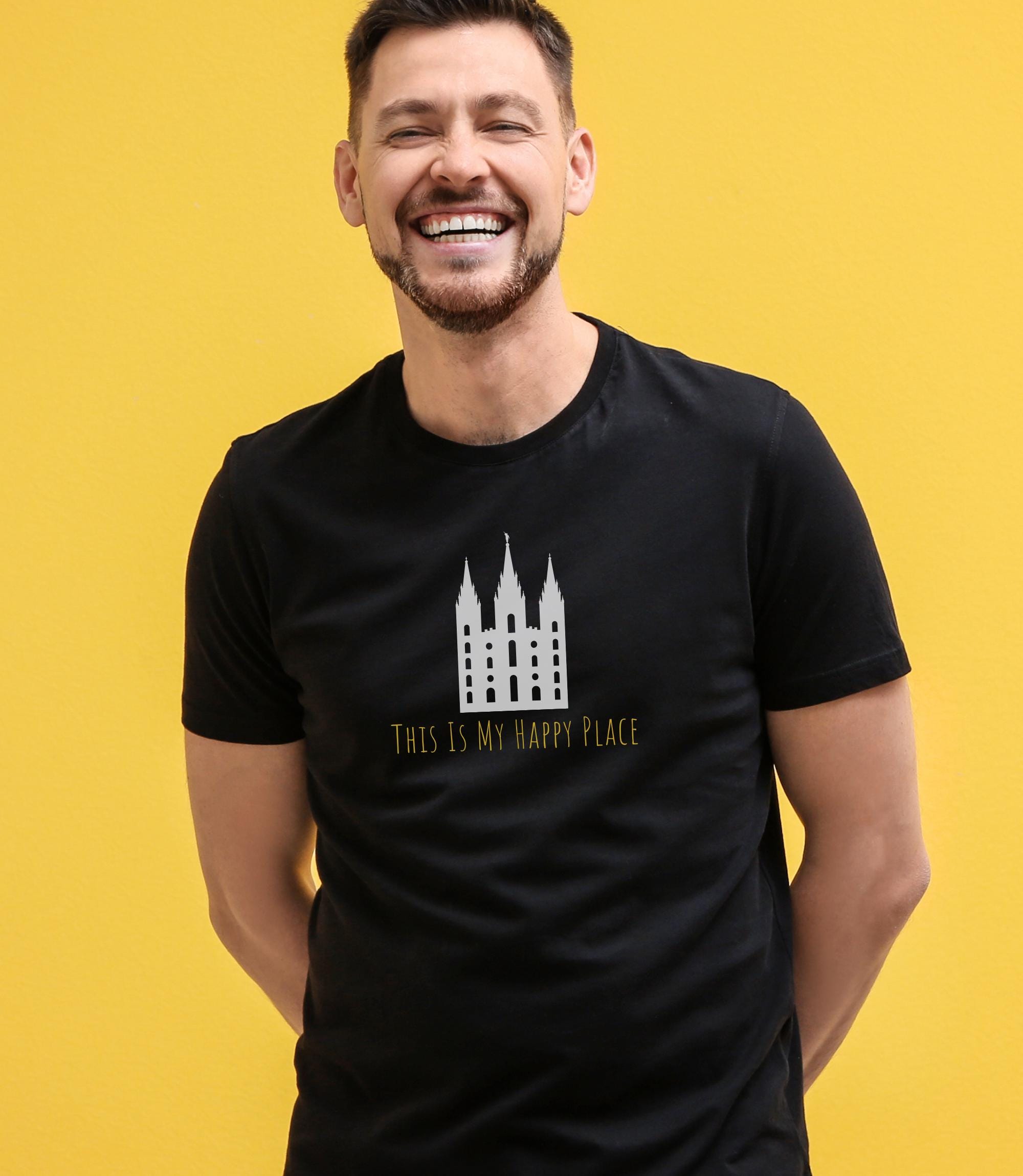 LDS Shirts, Custom LDS Temple T-shirt, This is My Happy Place Shirt ...