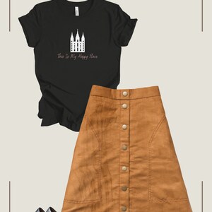 LDS Shirts, LDS Temple T-shirt, This is My Happy Place Shirt, Church of ...