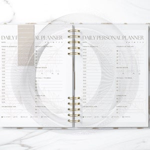 Minimalist Daily Planner | Printable | Instant Download | Hourly ...