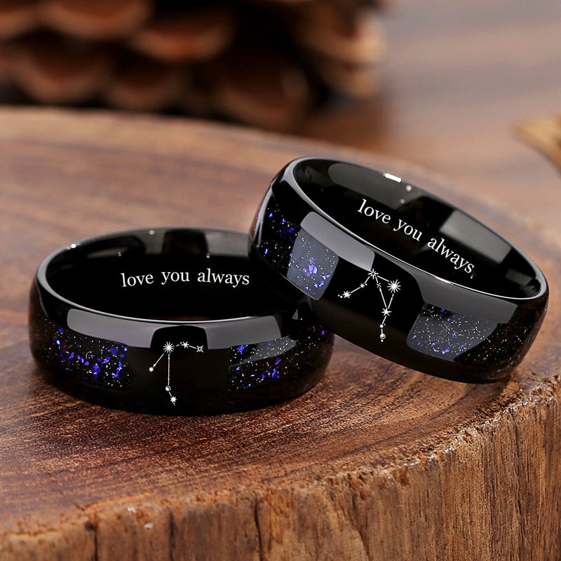 Galaxy Themed Rings - Etsy