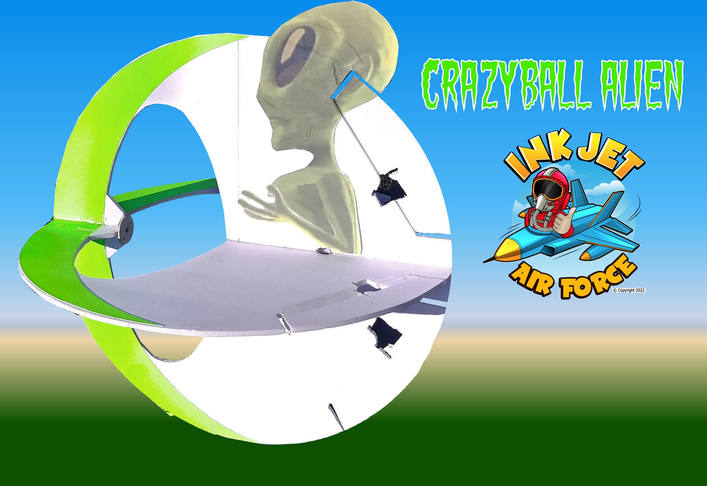 Crazy Ball Alien Downloadable-printable Cheap Crazy Fun Foamboard RC ...
