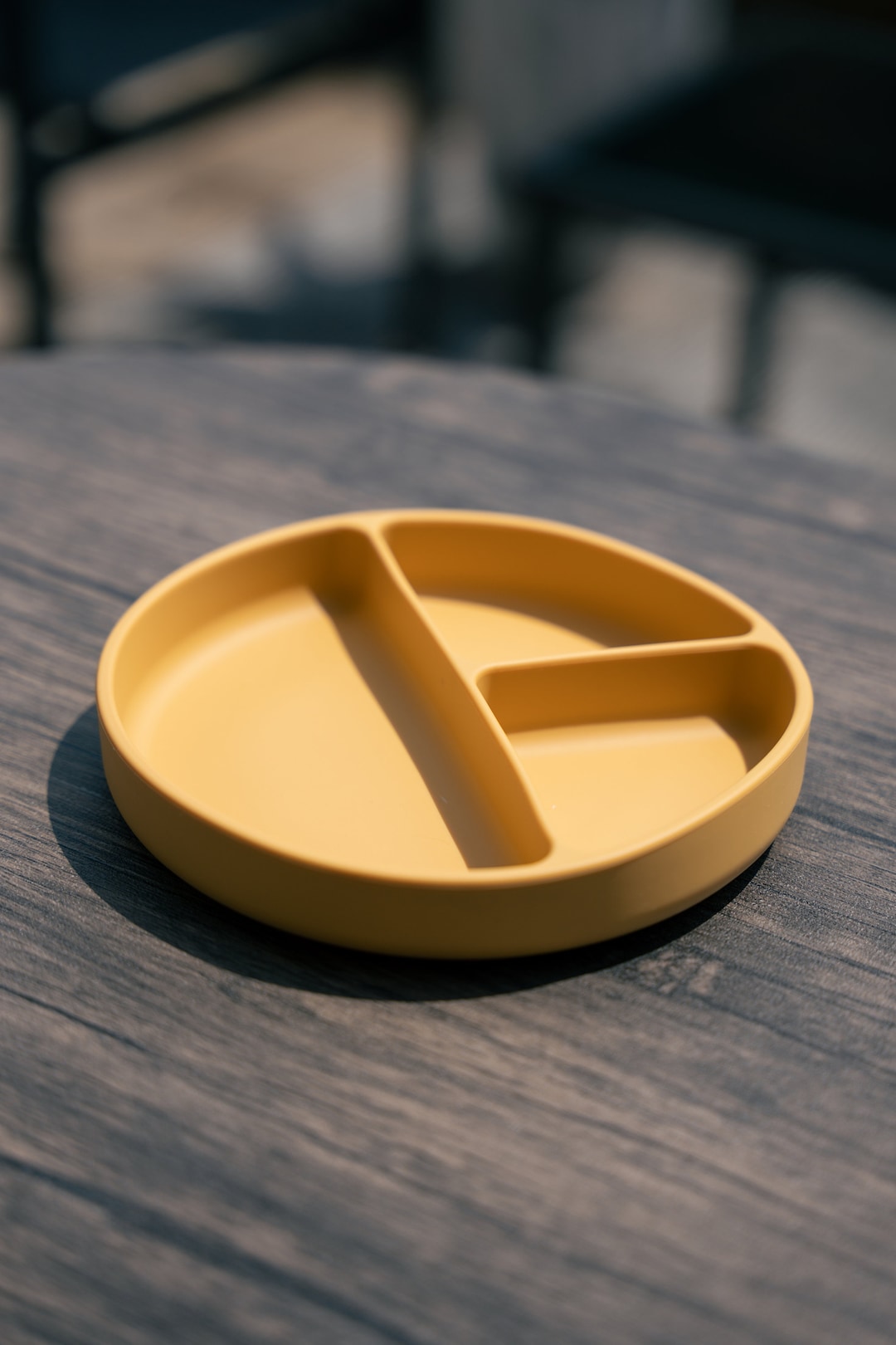 Silicone Kids Plates Sectioned Plates With Suction Baby Led Weaning Set ...