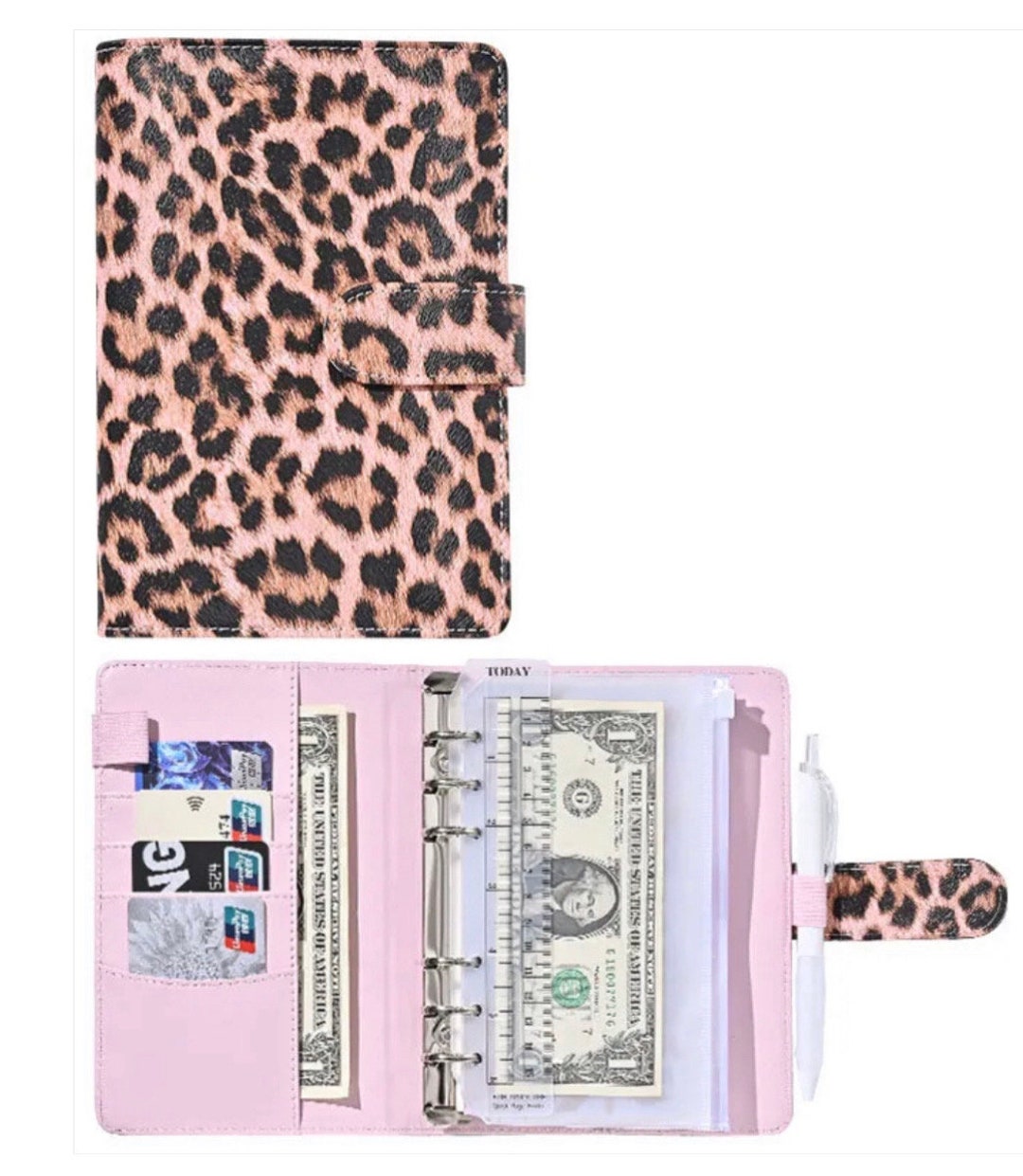 Handmade A6 Luxury Leopard Pattern Binders - Etsy