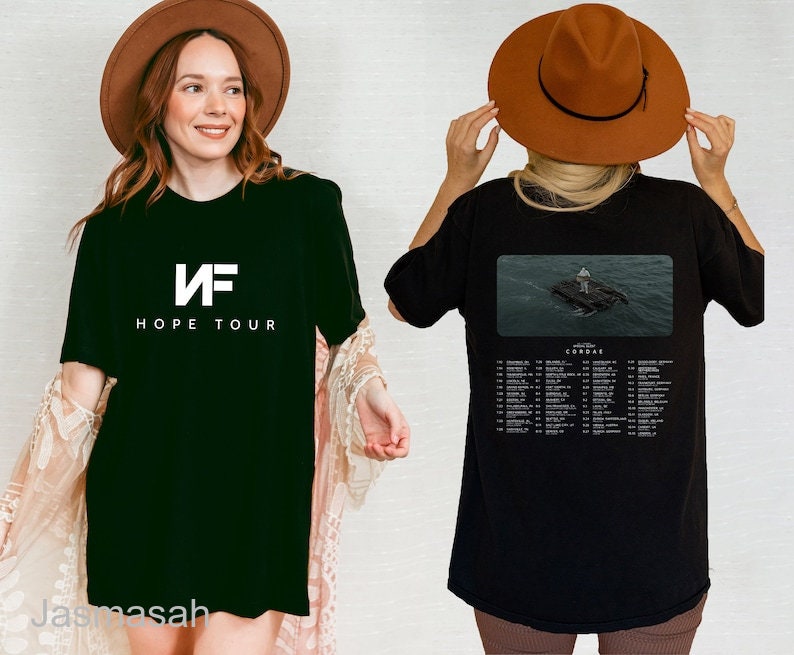 NF Rapper Shirt, Hope Album Shirt, NF Hope Tracklist T Shirt sold by ...