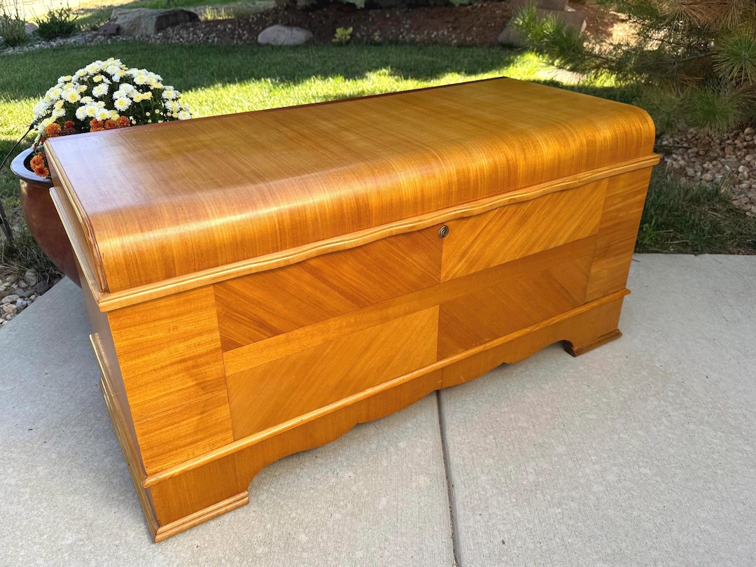 Antique Dillingham Waterfall Hope Chest – Bluebird Model (1920s–1940s ...