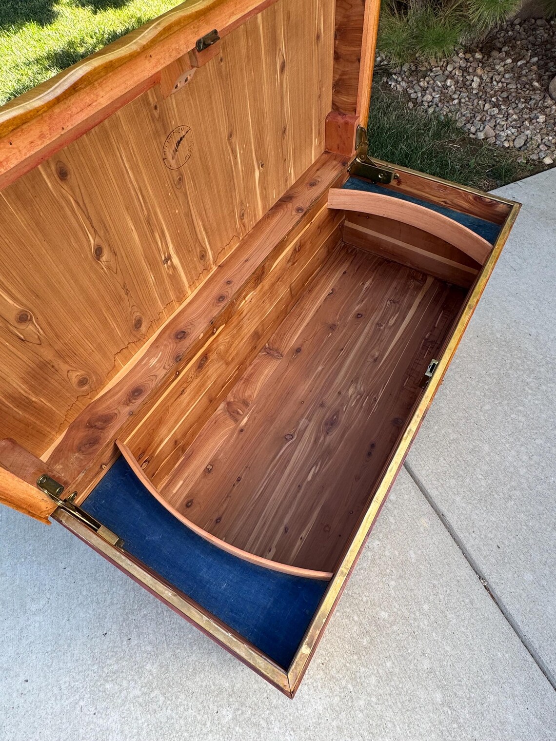 Antique Dillingham Waterfall Hope Chest – Bluebird Model (1920s–1940s ...