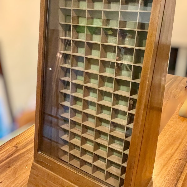 Slant Front Display Case - Etsy