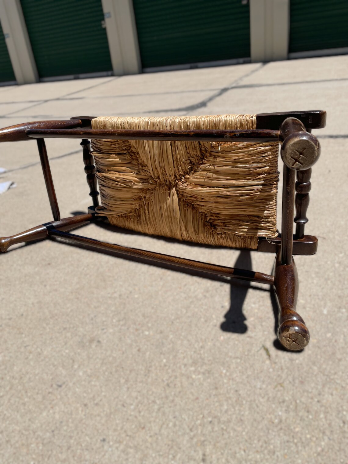 Antique Rush Seat Footstool in Fantastic Condition Vintage Furniture ...