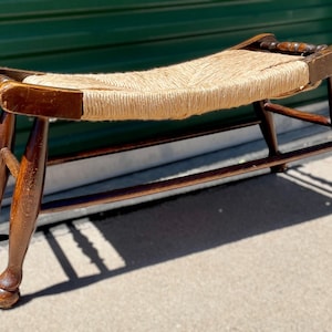 Antique Rush Seat Footstool in Fantastic Condition Vintage Furniture ...