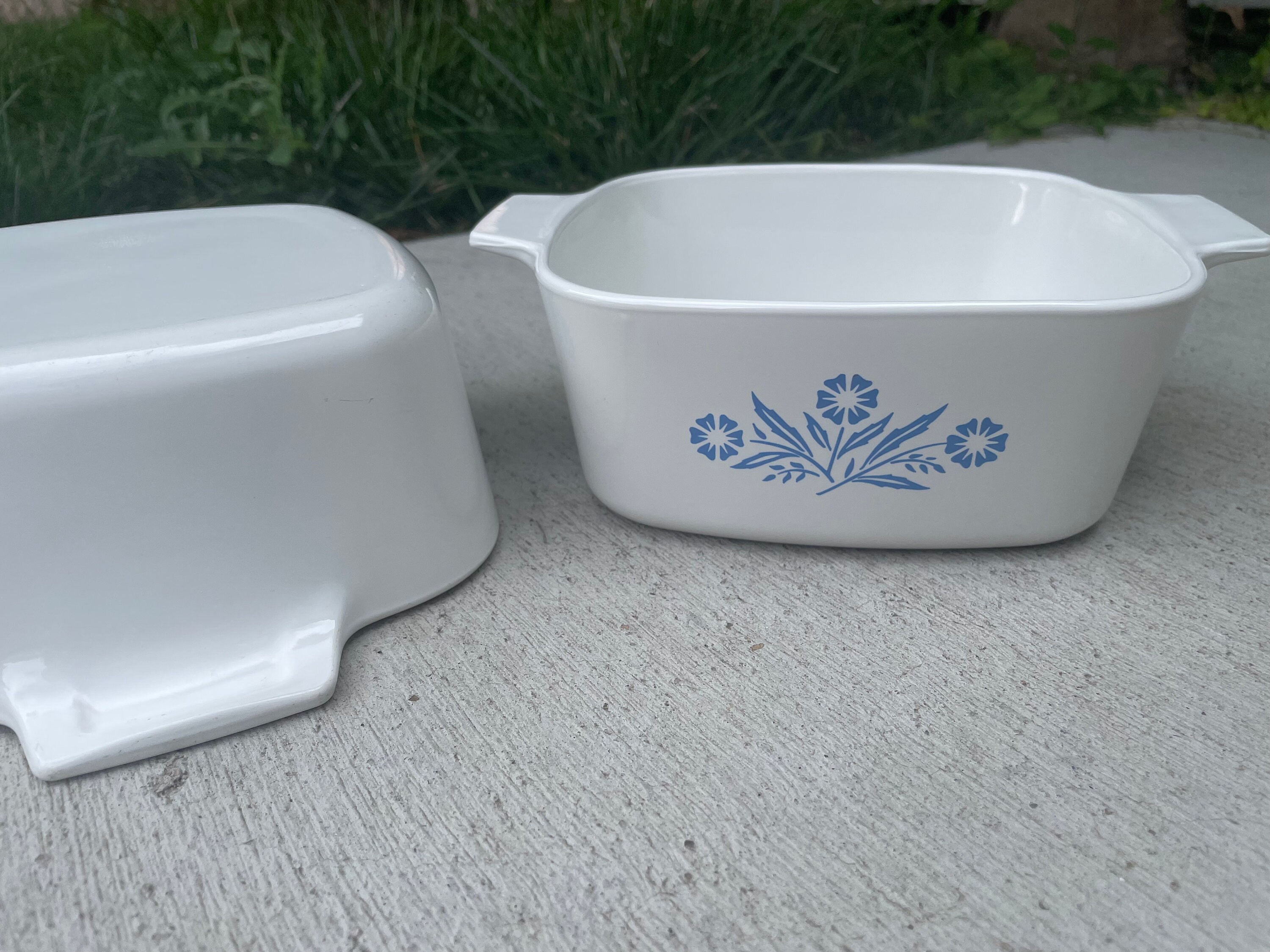 Corningware Dish Set Cornflower Blue Floral Pattern Vintage - Etsy