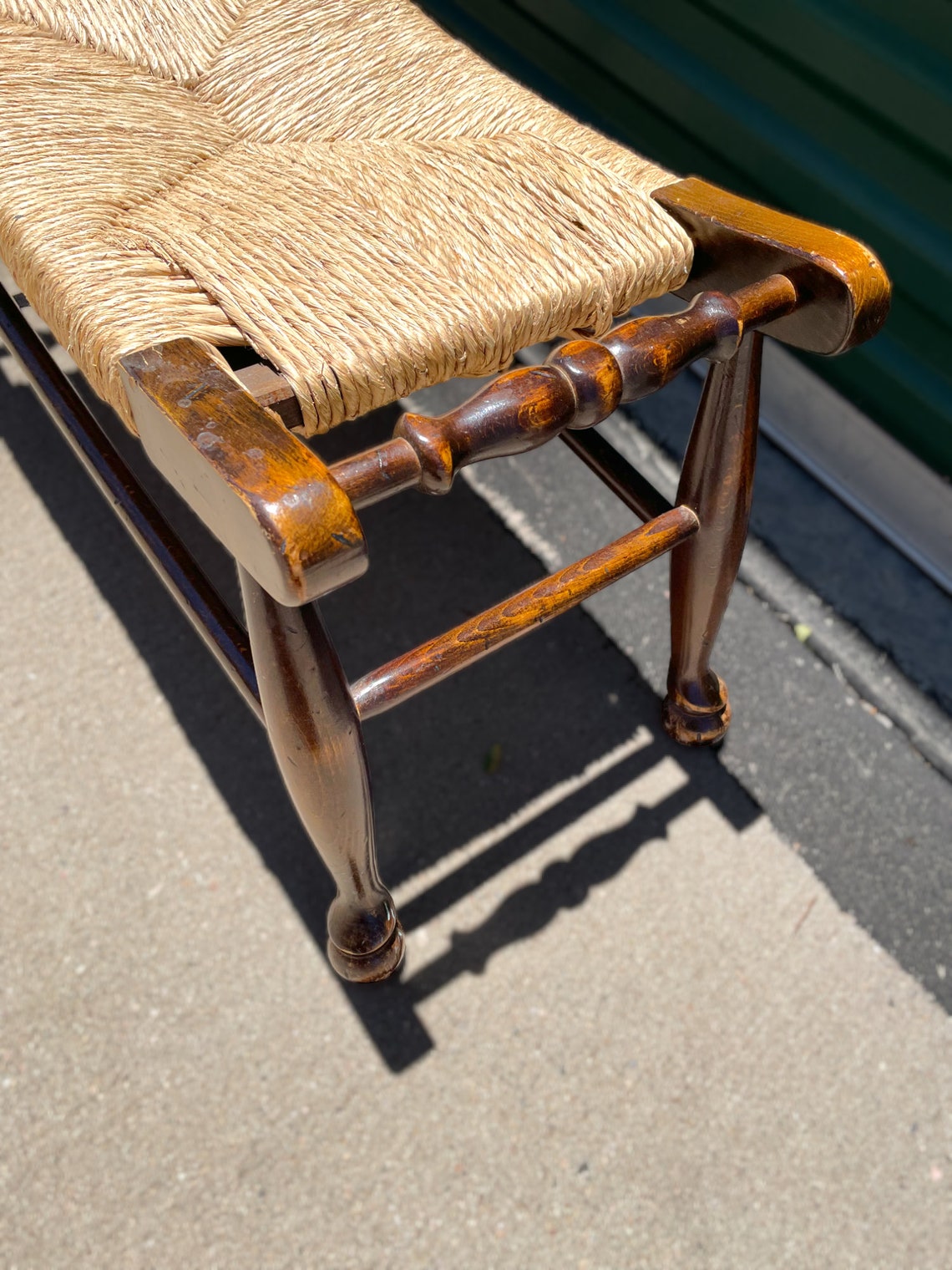 Antique Rush Seat Footstool in Fantastic Condition Vintage Furniture ...