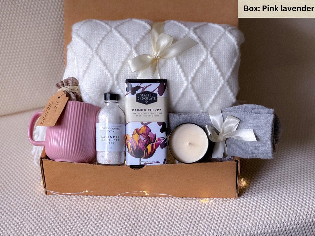 Hug in a Box, Encouragement Gift, Mom Gift Set, Hygge Gift Box ...