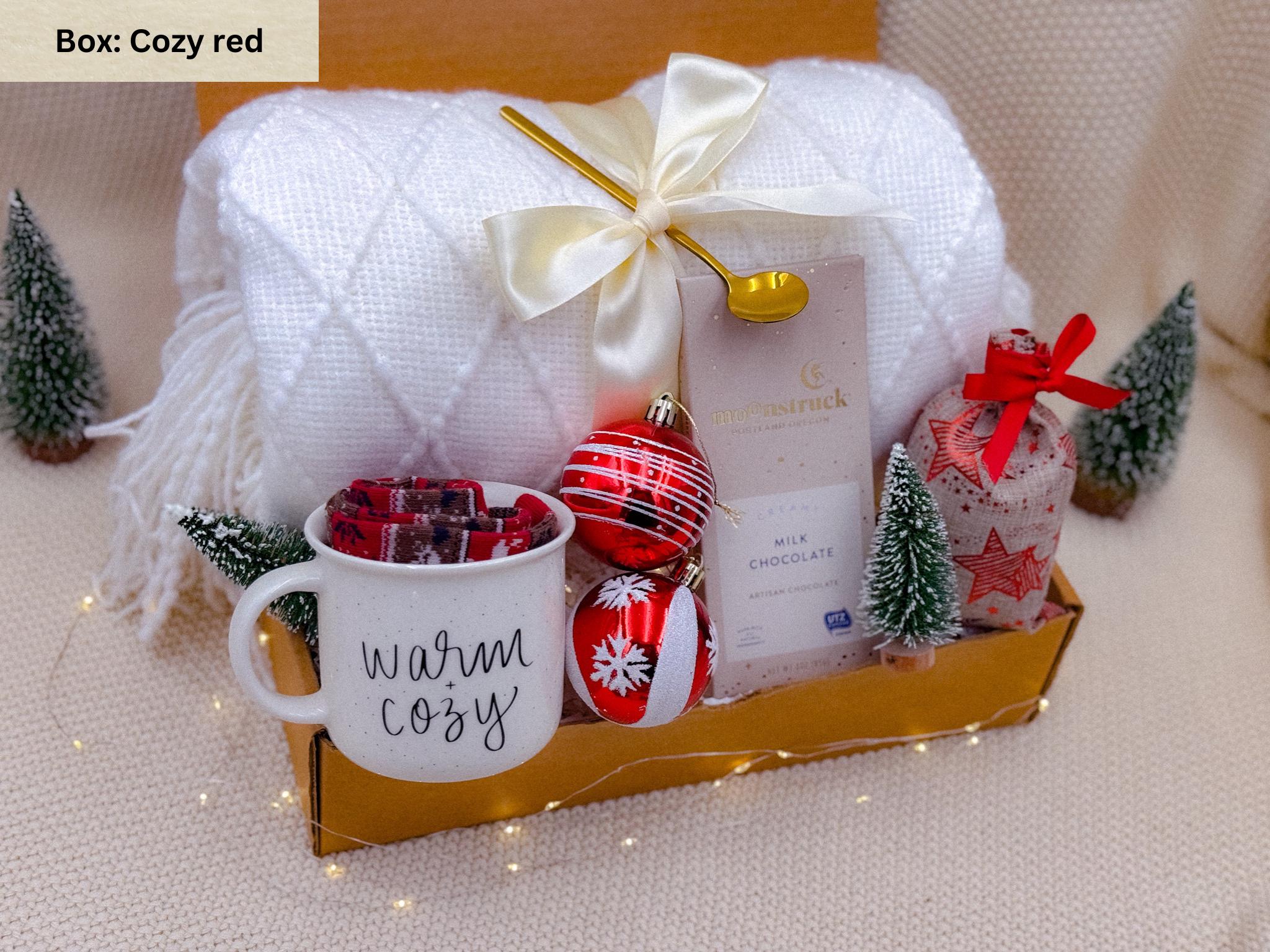 Deluxe Holiday Gift Box, Christmas Gift Idea, Warm & Winter Gift Box ...