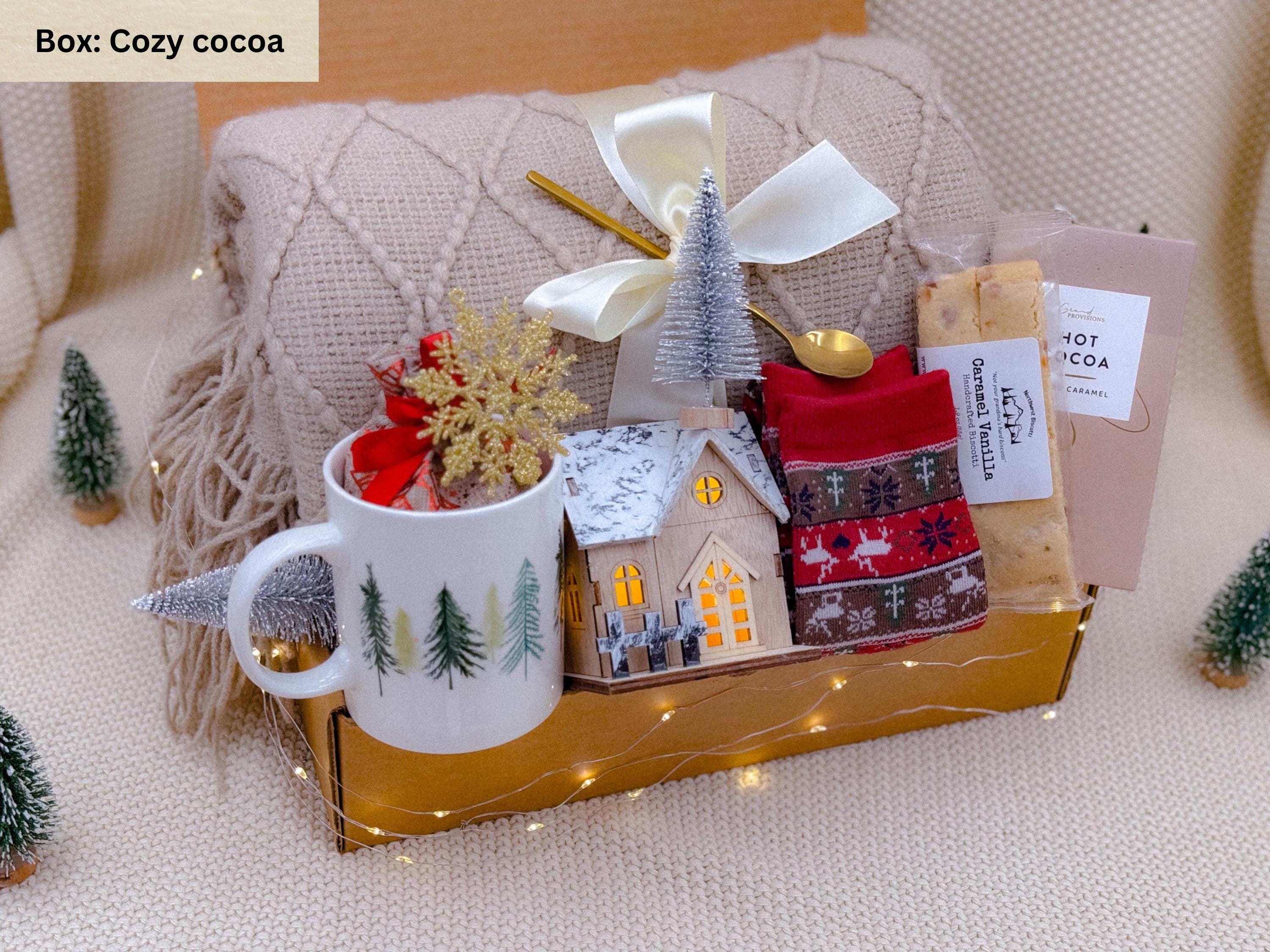 Unisex Winter Gift Box, New Year Gift Basket for Her, Hygge Christmas ...