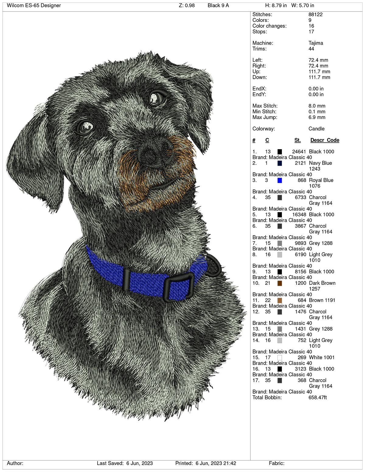 Machine Embroidery Dog Head Design File - Dog Head - Pup - Puppy - Dog ...