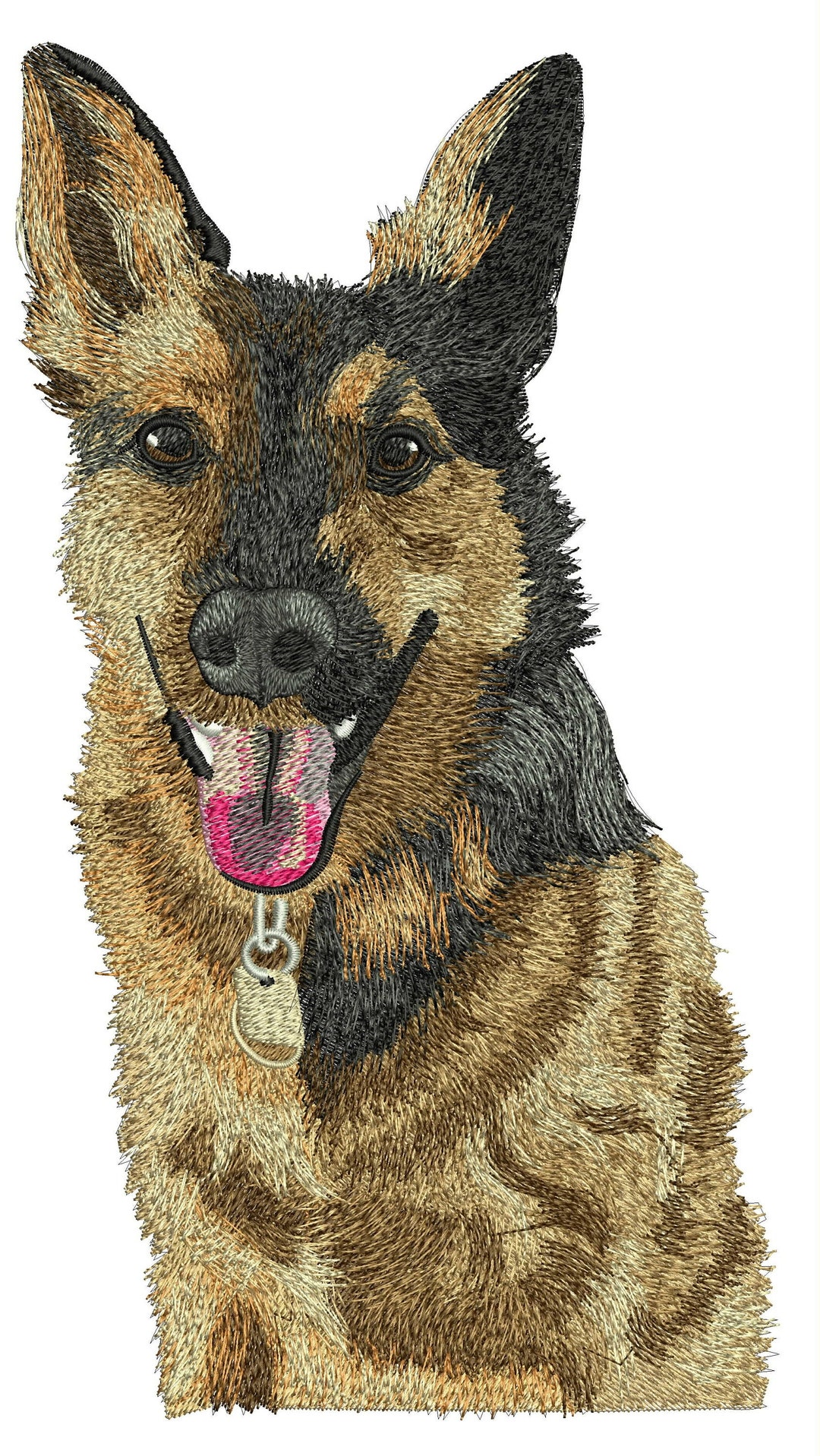 Machine Embroidery Design German Shepherd Puppy Dogs Puppies Canine ...