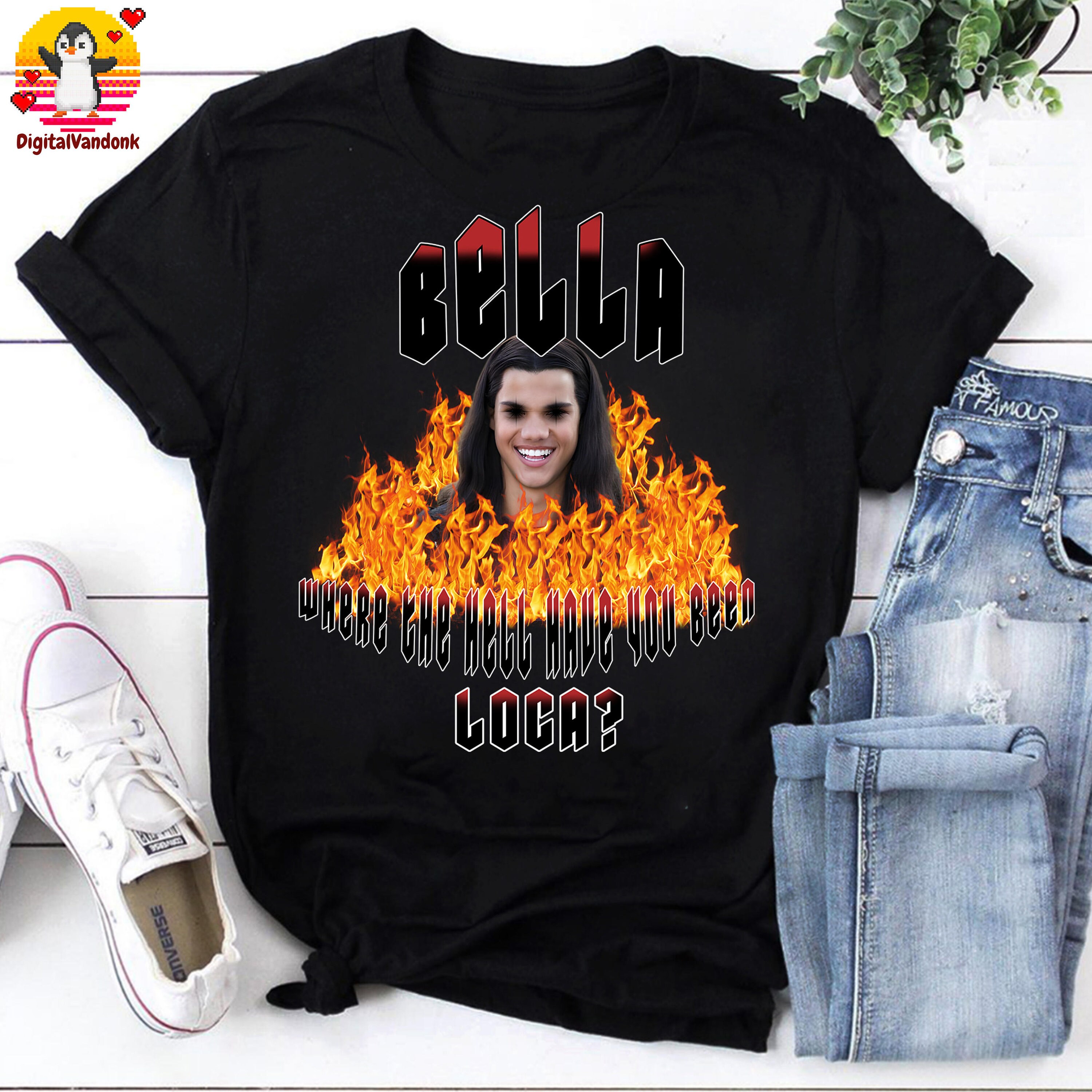 Jacob Bella Loca Fire Vintage T-shirt, Jacob Black Shirt, Jacob Lovers ...