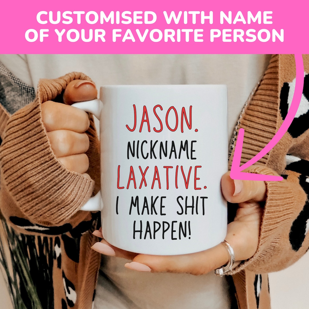 Funny Custom Swearing Mug, Customised Boss Mug Friend or Coworker Gift ...