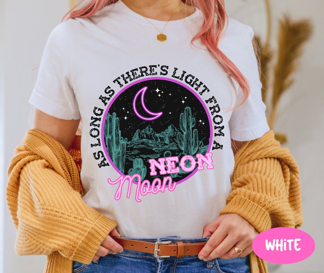 Neon Moon Tshirt, Classic Country Music Tee, Country Concert T-shirt ...