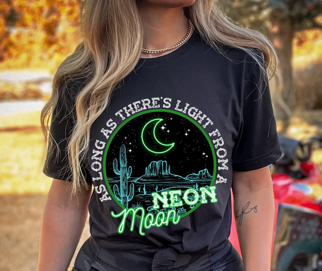 Neon Moon Shirt, Classic Country Music Tee, Country Concert / Festival ...
