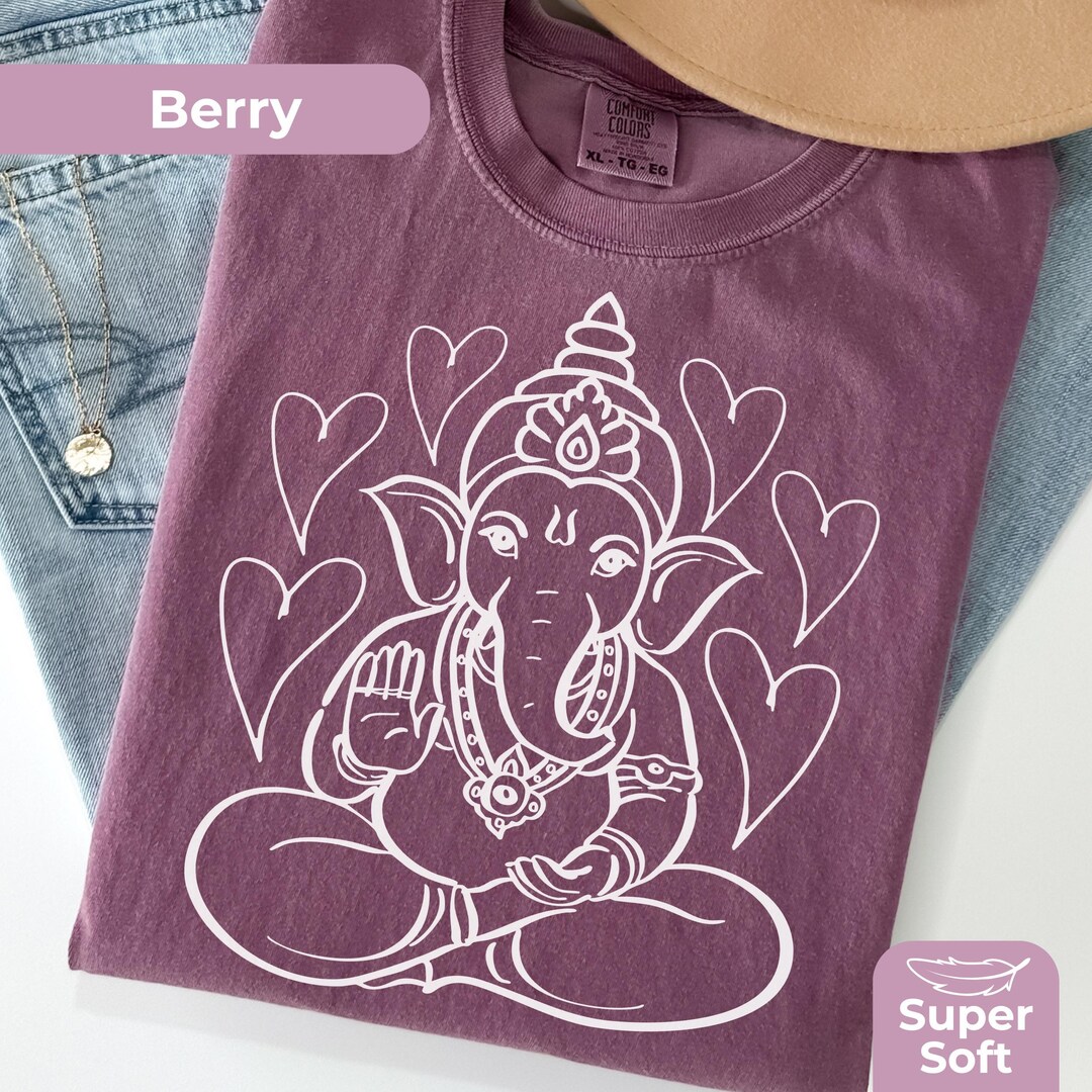 Ganesh Shirt, Ganesha Shirt, Indian Religious Top, Hindu Elephant God ...
