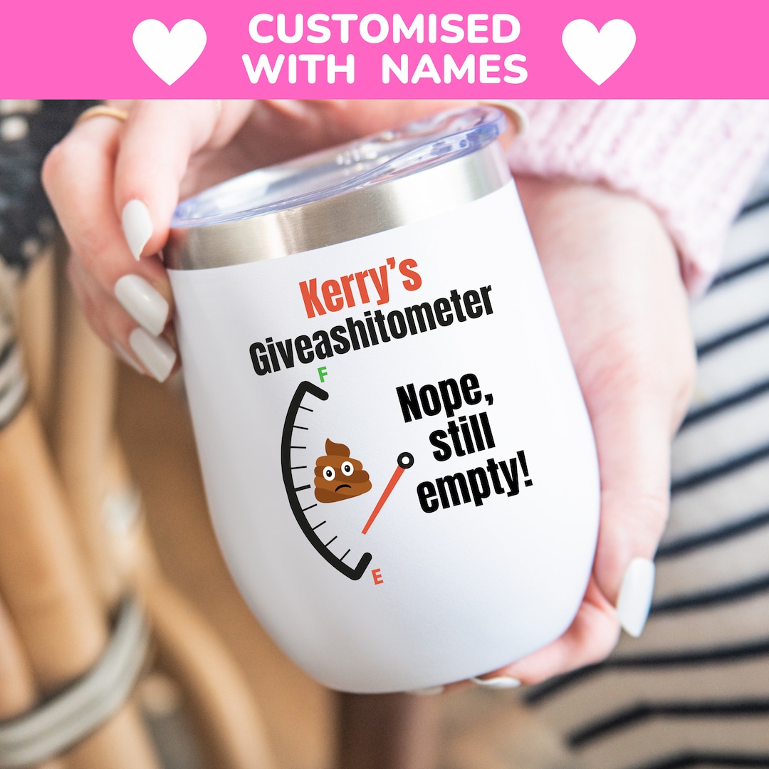 CUSTOM Let Me Check My Giveashitometer Customized Funny - Etsy