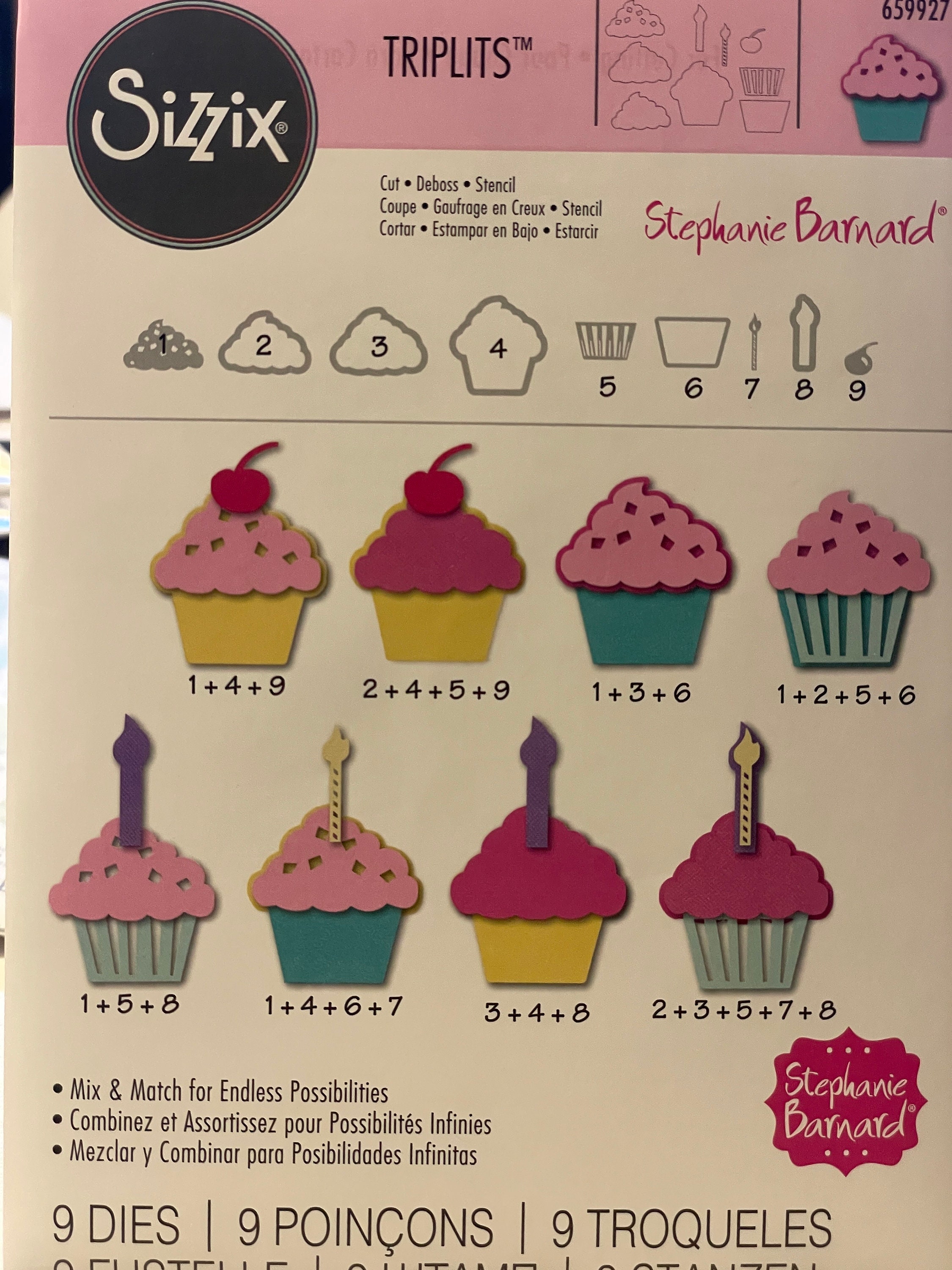 Sizzix Die Cuts Thinlits Crafting Tools, Sizzix Dies, Cupcakes, Holiday ...