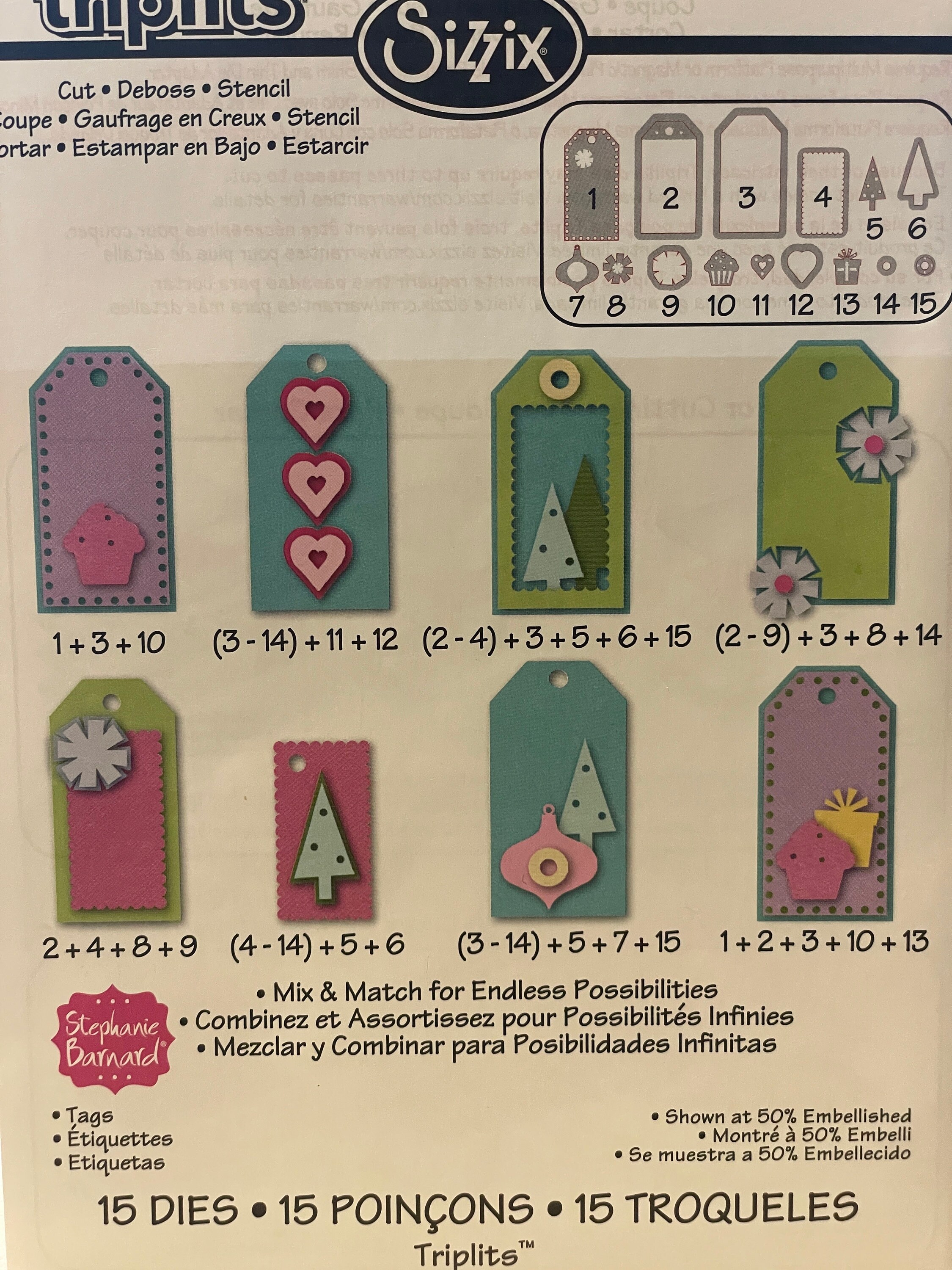 Sizzix Die Cuts Thinlits Crafting Tools, Sizzix Dies, Cupcakes, Holiday ...