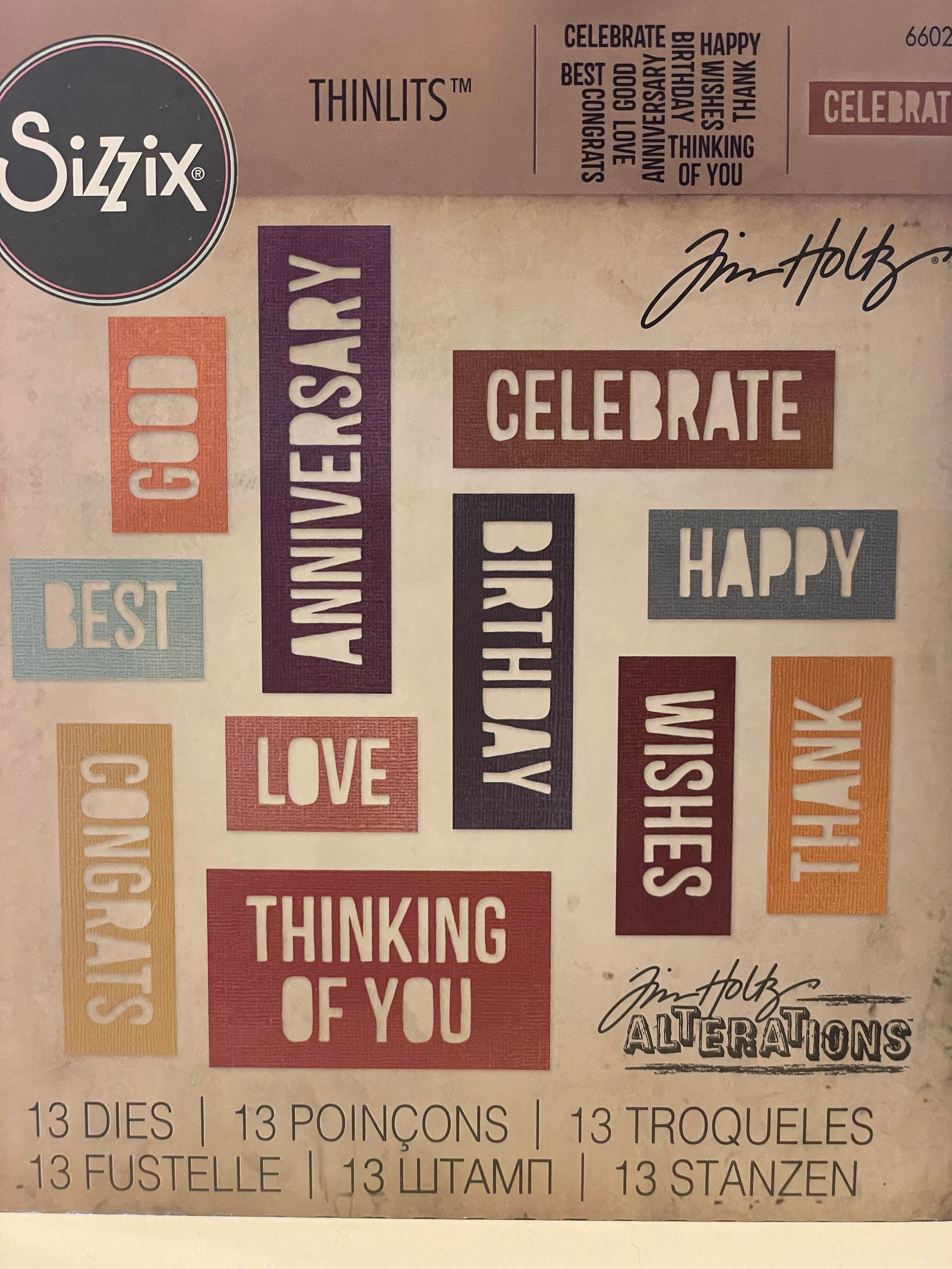 Sizzix Die Cuts Thinlits Crafting Tools, Sizzix Dies, Cupcakes, Holiday ...