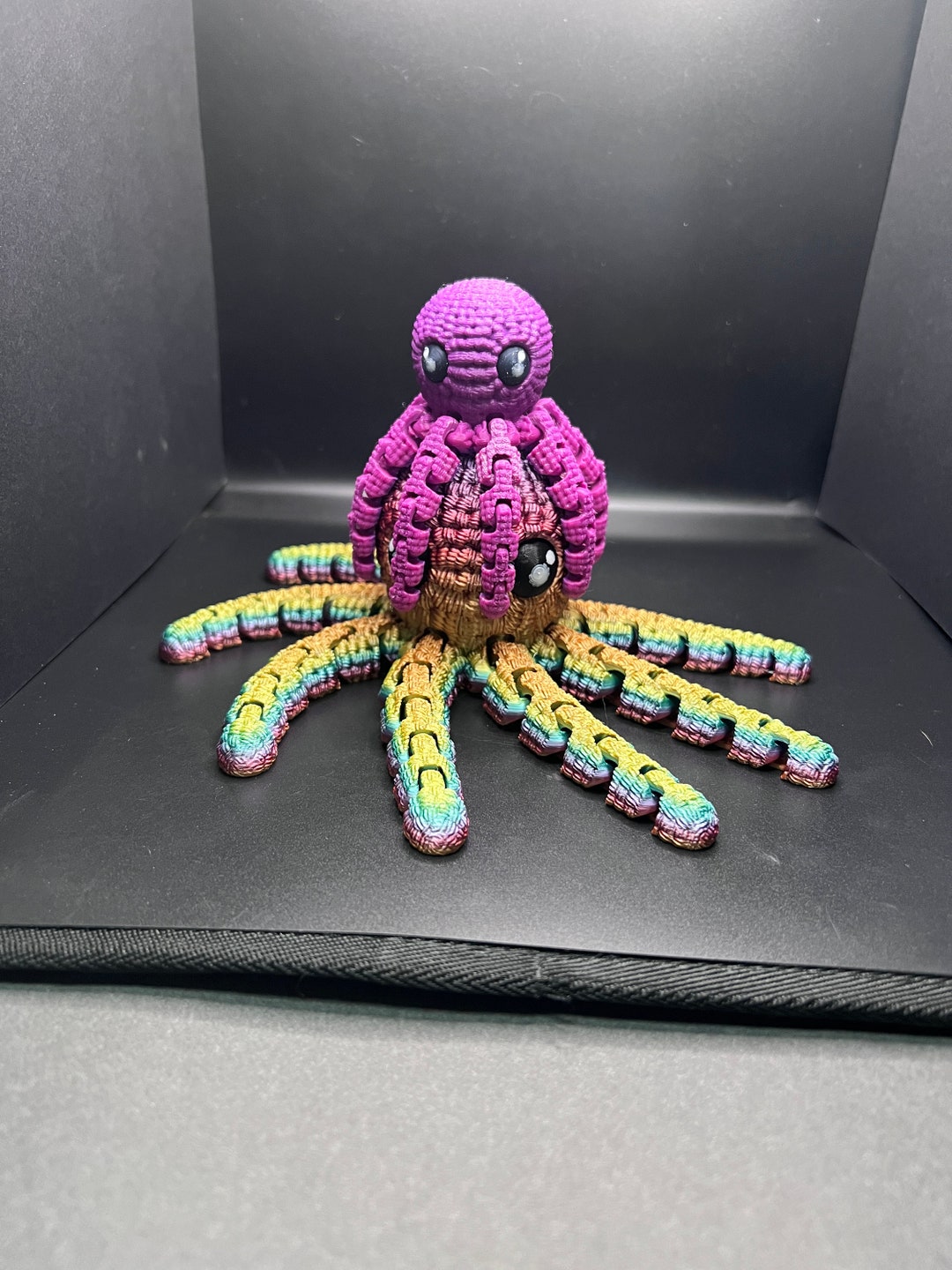 3D Printed Crochet Octopus Cute Articulated Random Color Chosen can Be ...