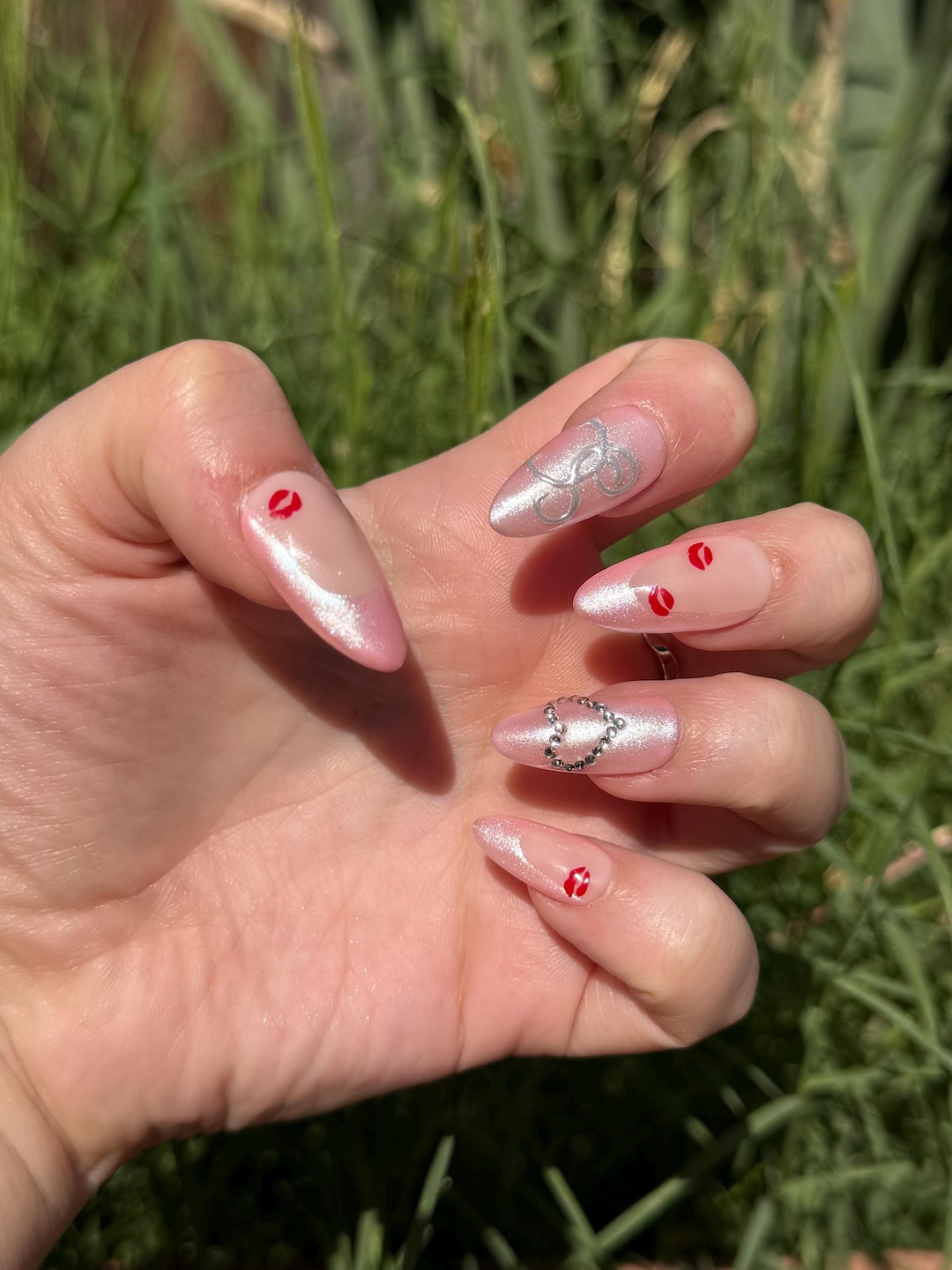 Sabrina Carpenter Short N Sweet Heart Inspired Press on Nails - Etsy