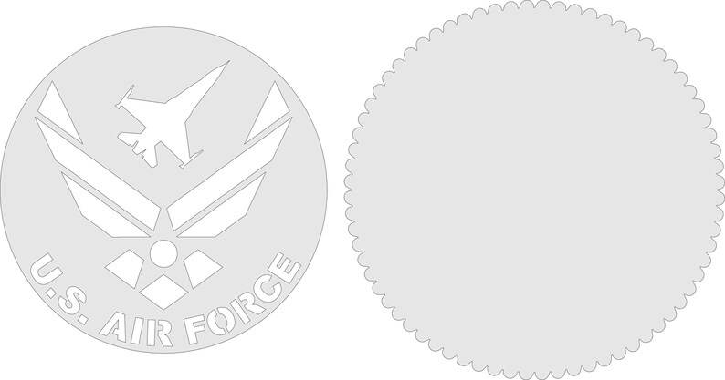 US Air Force Military SVG Laser Cut, Scroll Saw, Fret Saw, Cricut and ...