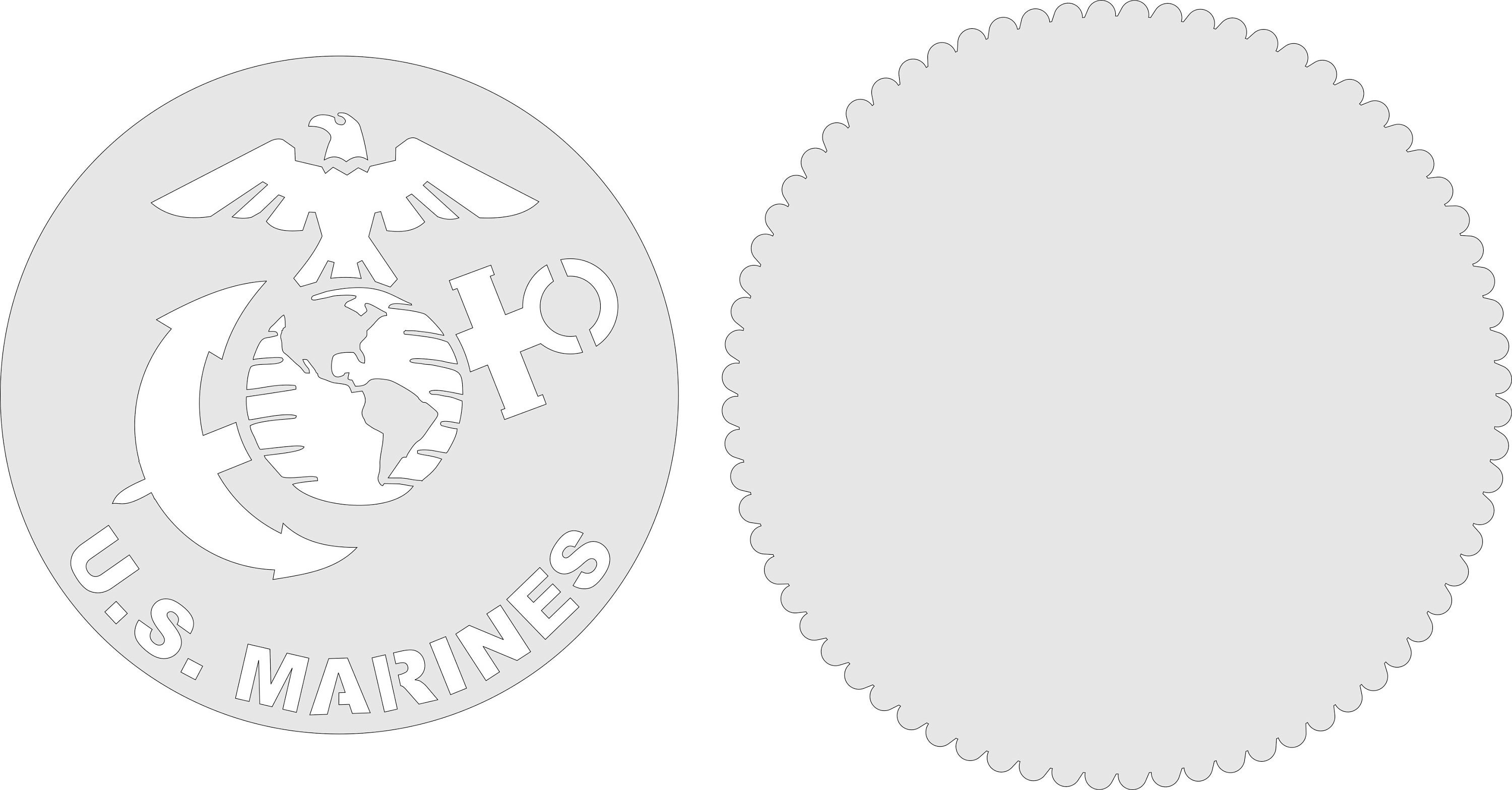 US Marines Military SVG Laser Cut, Scroll Saw, Fret Saw, Cricut and ...