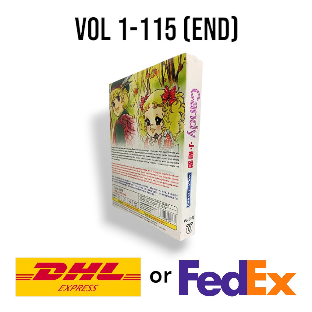 DVD Anime Candy Candy Complete Set VOL.1 115 End English Subtitle All ...