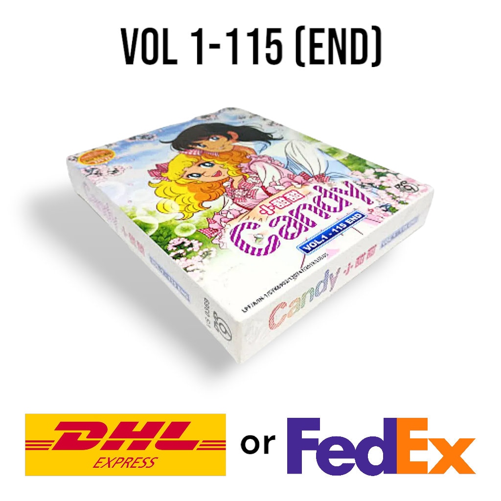 DVD Anime Candy Candy Complete Set VOL.1 115 End English Subtitle All ...