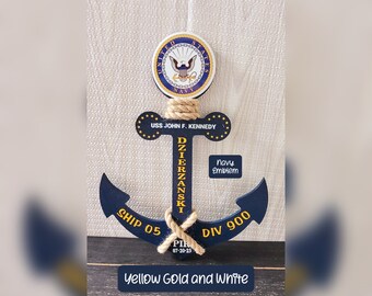 Graduation Navy Anchor - Etsy