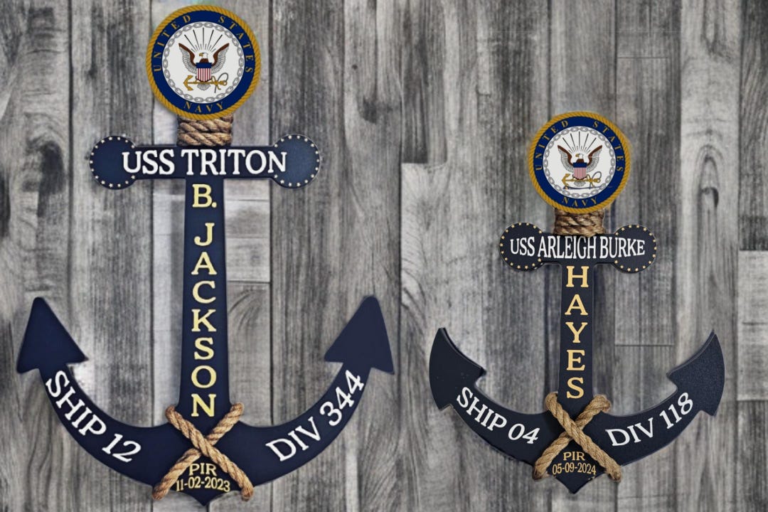 Personalized Navy Graduation Anchor: Bootcamp PIR Sailor Gift - Etsy