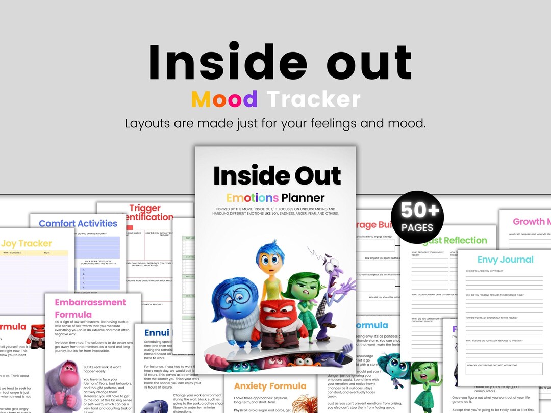 Inside Out Activity Book, Inside Out Emotional Intelligence Busy ...