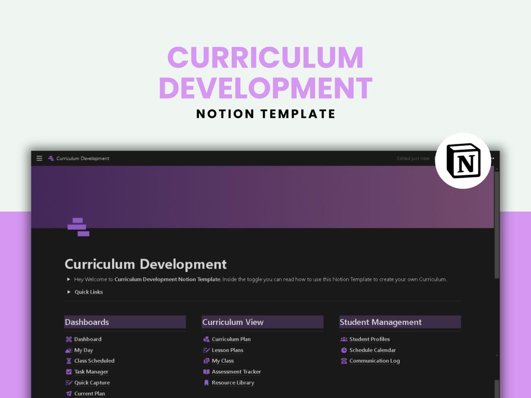 Curriculum Planner & Teacher Organizer Lesson Plan Template, Class ...