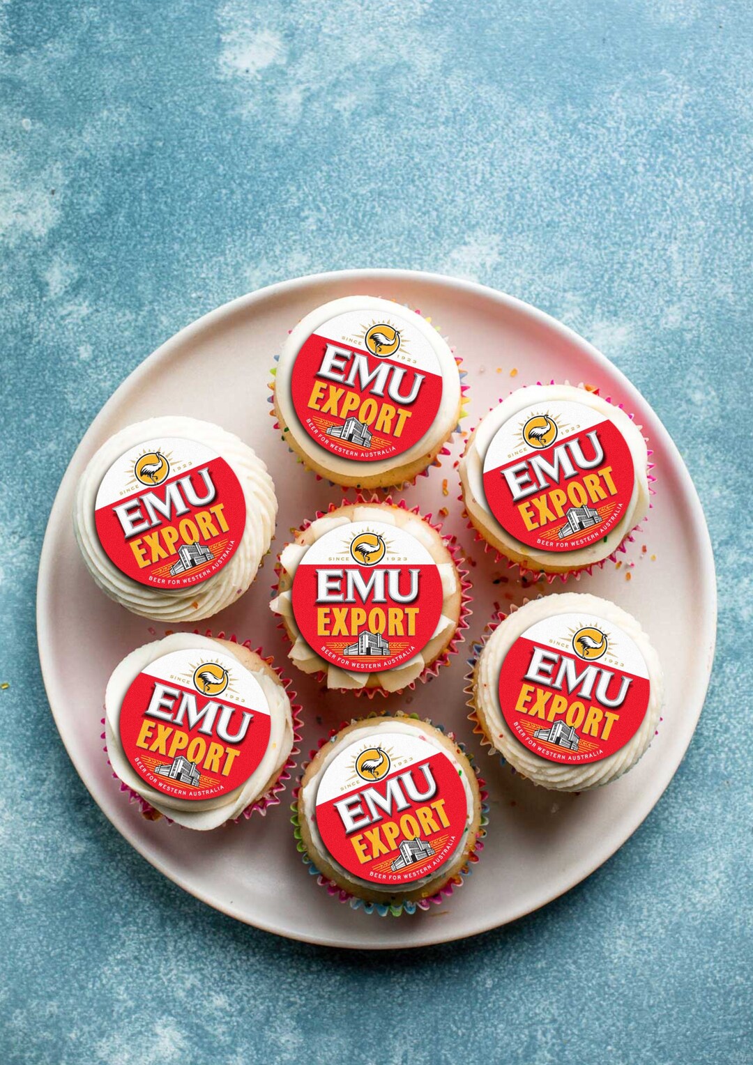 Edible Emu Export Cupcake Toppers | Pre-cut Icing Sheet | 15 X 5cm ...