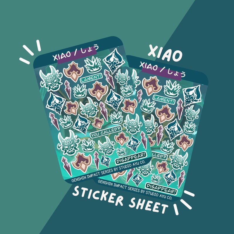 Xiao Stickers - Etsy