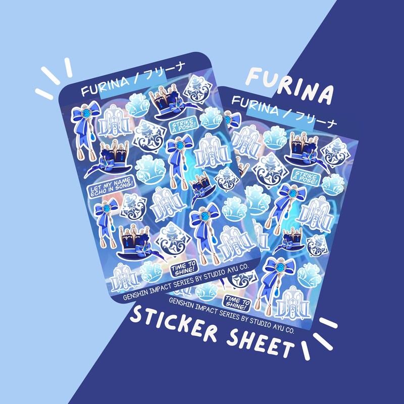 Furina Stickers - Etsy