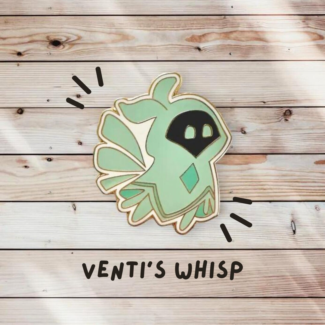 Venti Whisp Enamel Pin Genshin Impact - Etsy